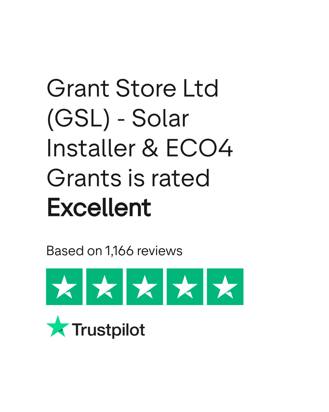 Grant Store Ltd (GSL) - Solar Installer & ECO4 Grants Reviews | Read ...