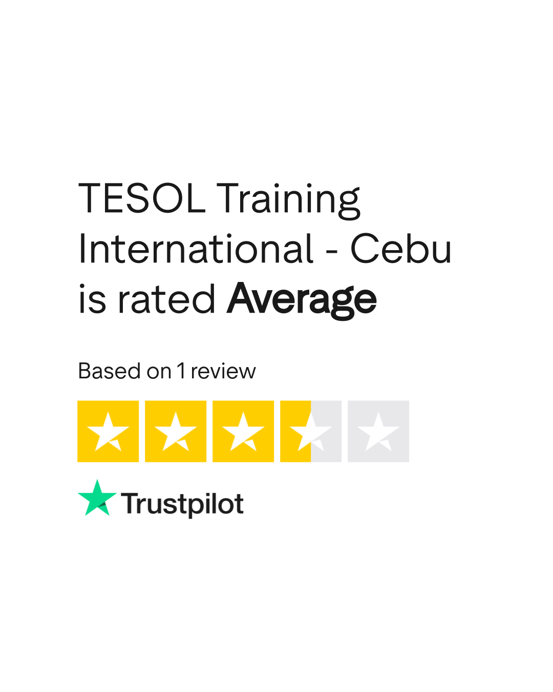 TESOL Training International - Cebu Reviews | Read Customer Service ...