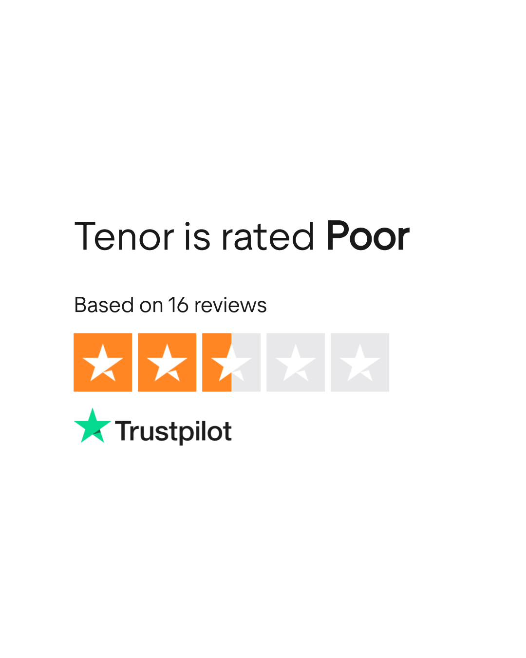 Tenor Reviews | Read Customer Service Reviews of tenor.com