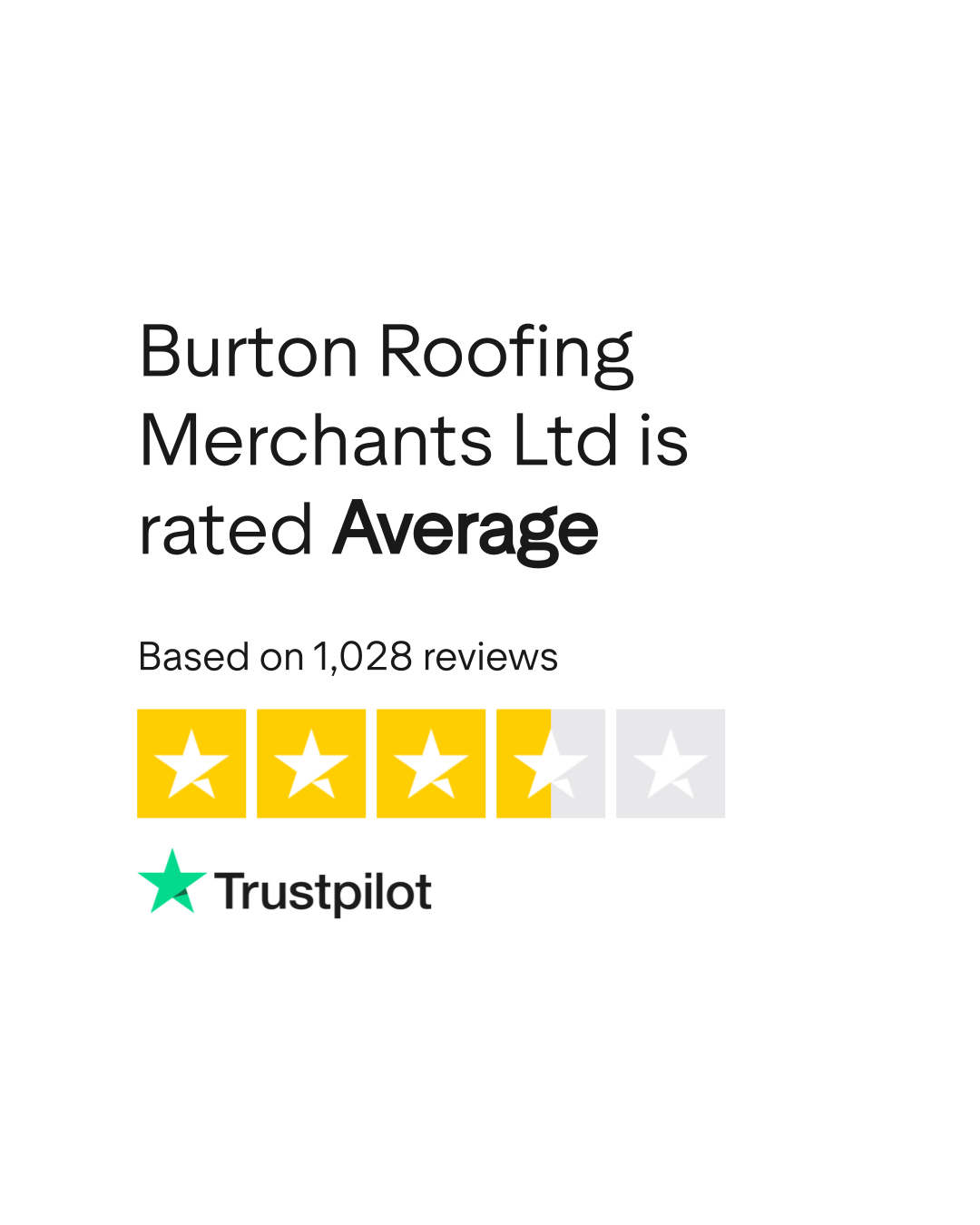 Burton Roofing Merchants Ltd Reviews | Read Customer Service Reviews of ...