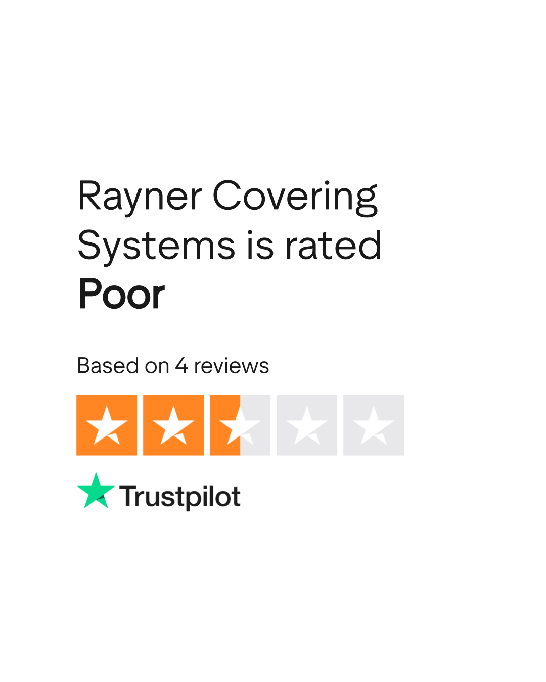 Rayner Covering Systems Reviews | Read Customer Service Reviews of ...