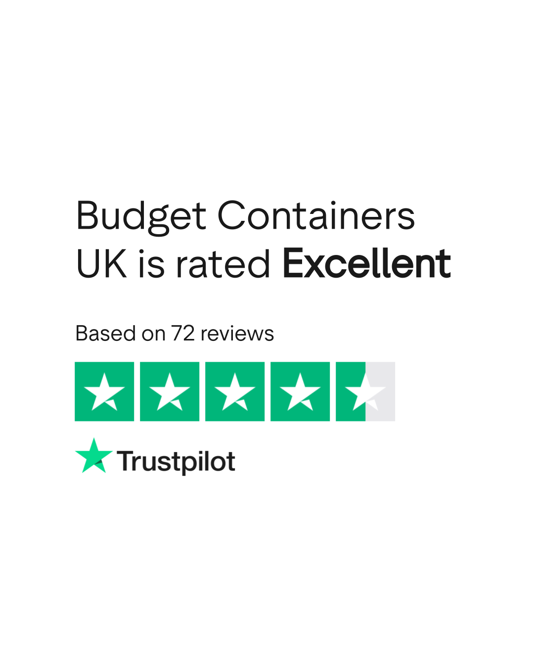 Budget Containers UK Reviews | Read Customer Service Reviews of ...