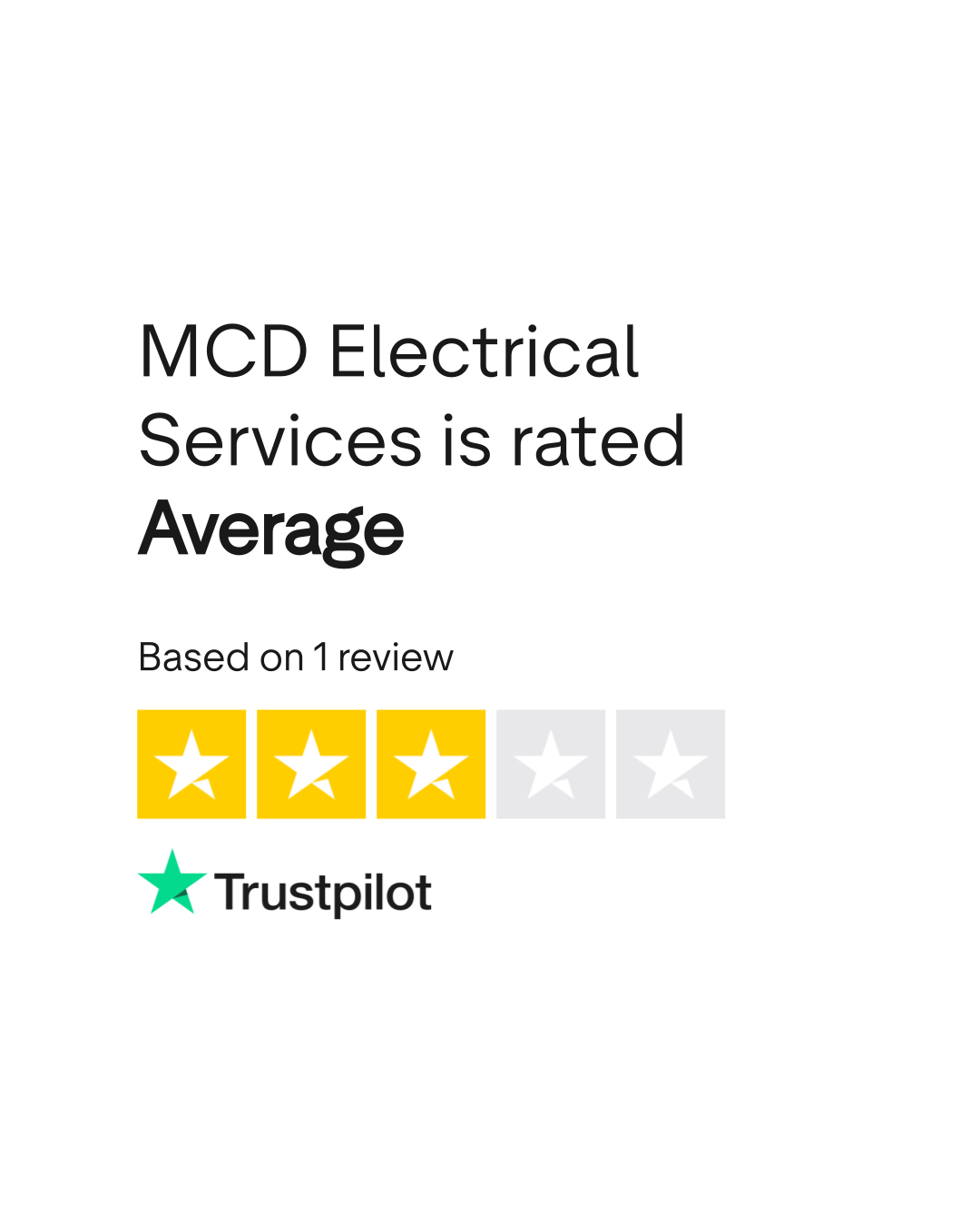 MCD Electrical Services Reviews | Read Customer Service Reviews of www ...