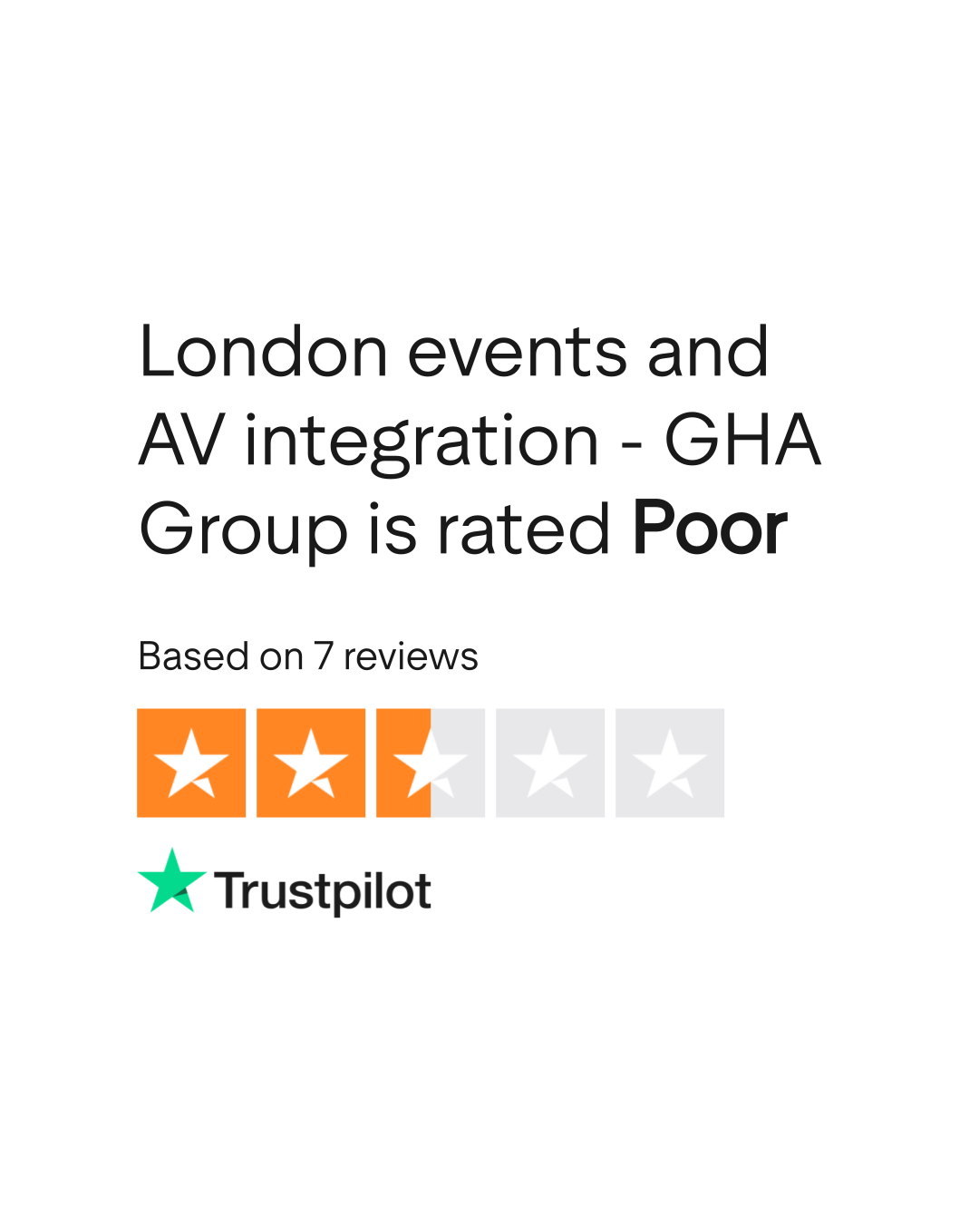 London events and AV integration - GHA Group Reviews | Read Customer ...