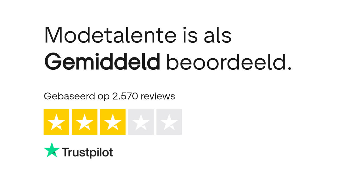 Modetalente reviews | Bekijk consumentenreviews over modetalente.com