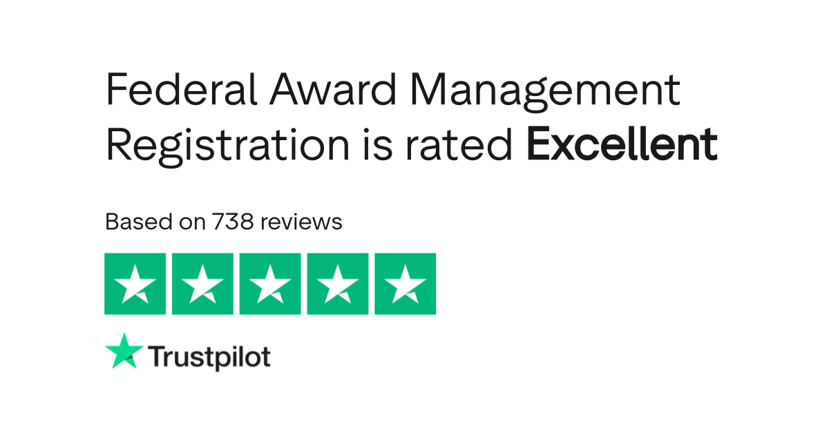 Federal Award Management Registration Reviews | Read Customer Service ...