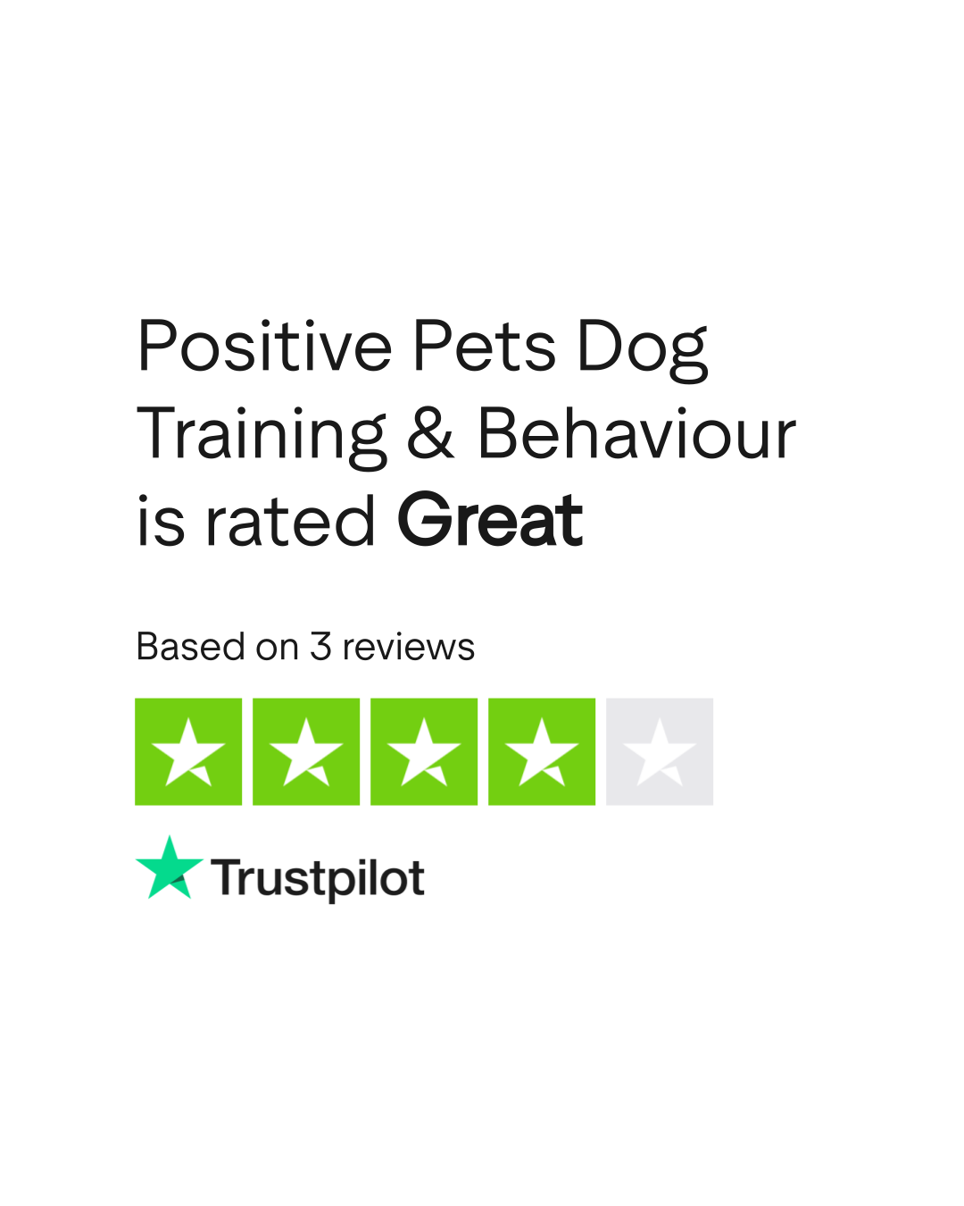 Positive Pets Dog Training & Behaviour Reviews | Read Customer Service ...