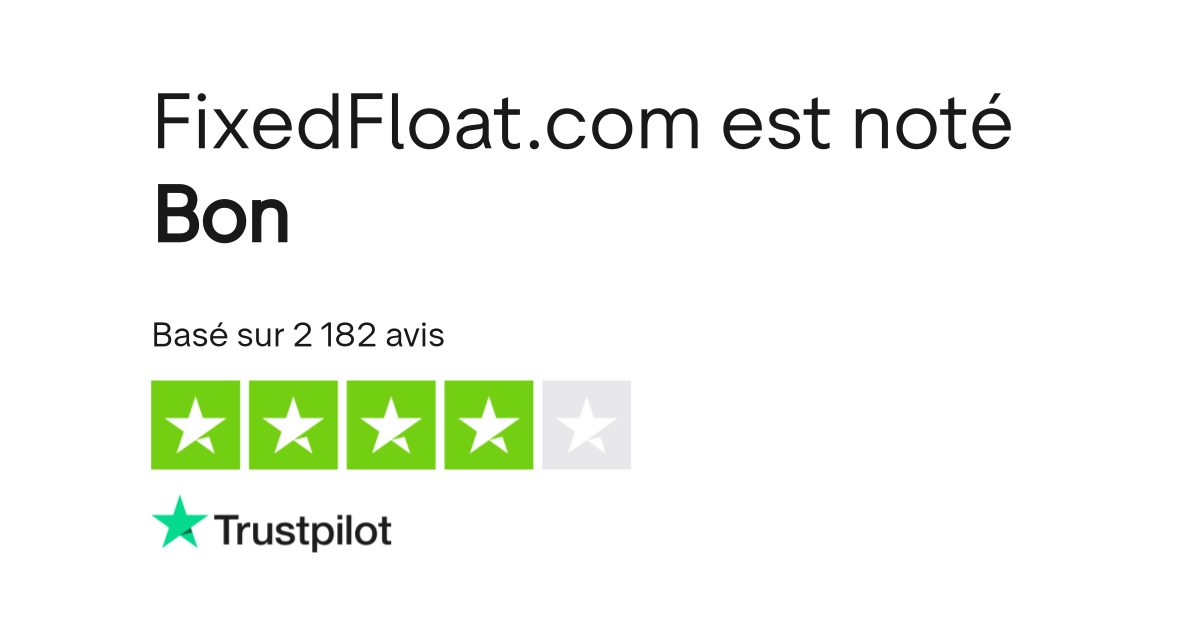 Avis de FixedFloat.com | Lisez les avis marchands de ff.io