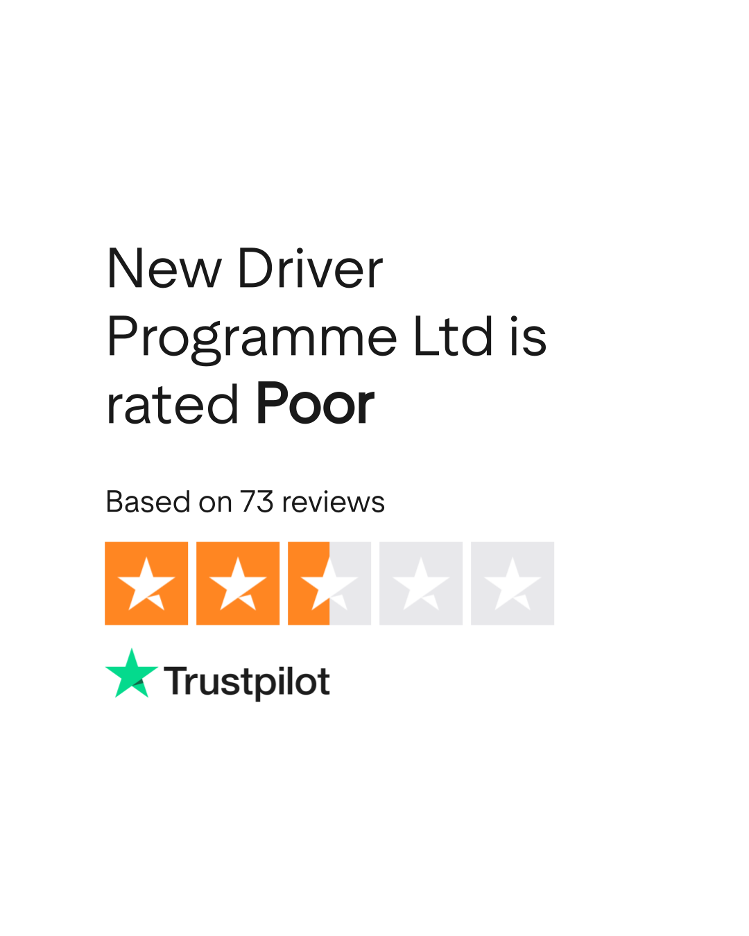 New Driver Programme Ltd Reviews | Read Customer Service Reviews of ...