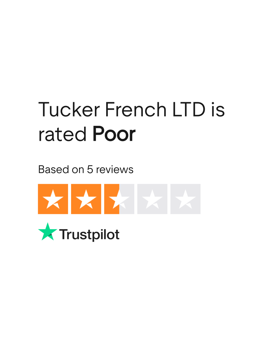 Tucker French LTD Reviews | Read Customer Service Reviews of tucker ...