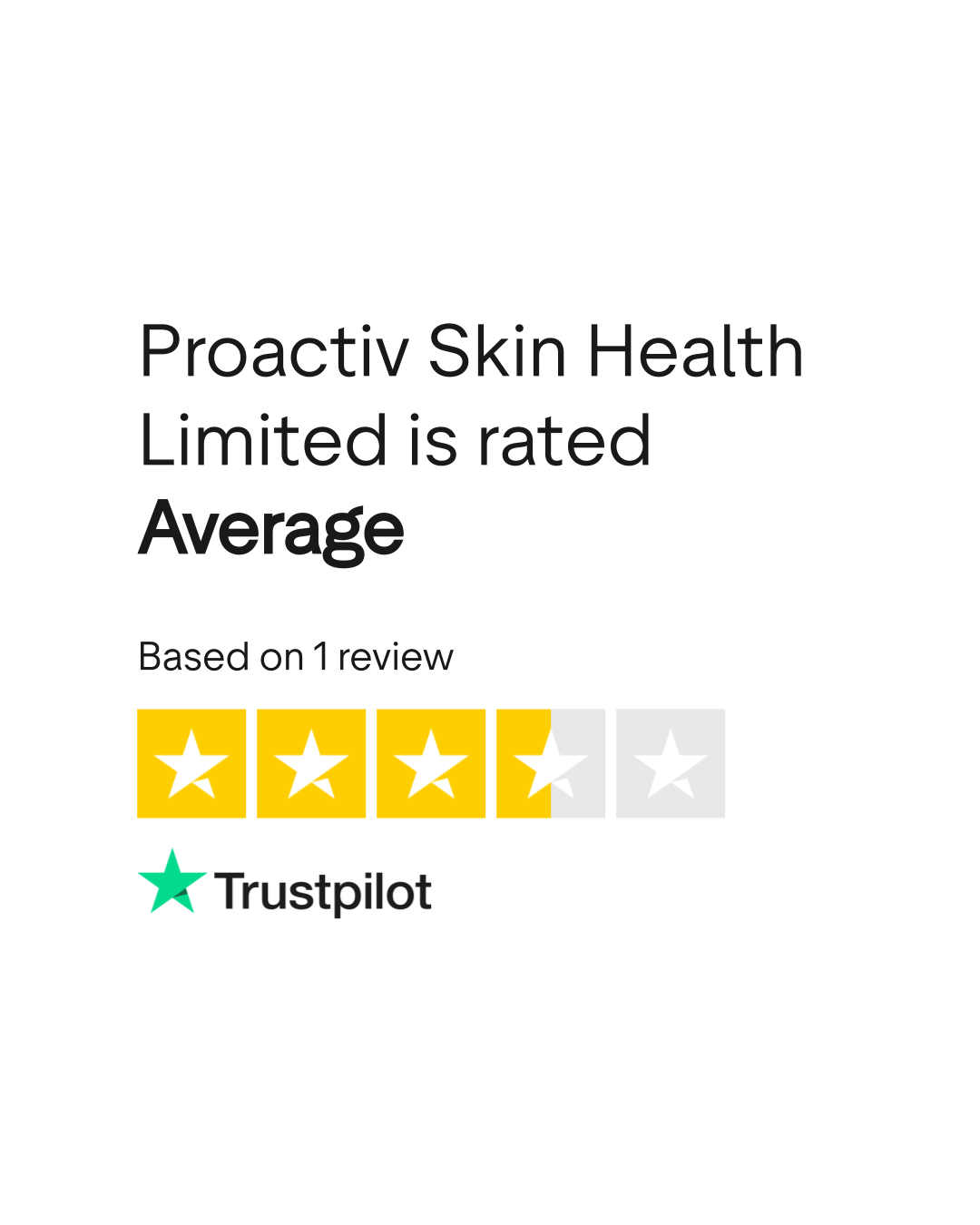 Proactiv Skin Health Limited Reviews | Read Customer Service Reviews of ...