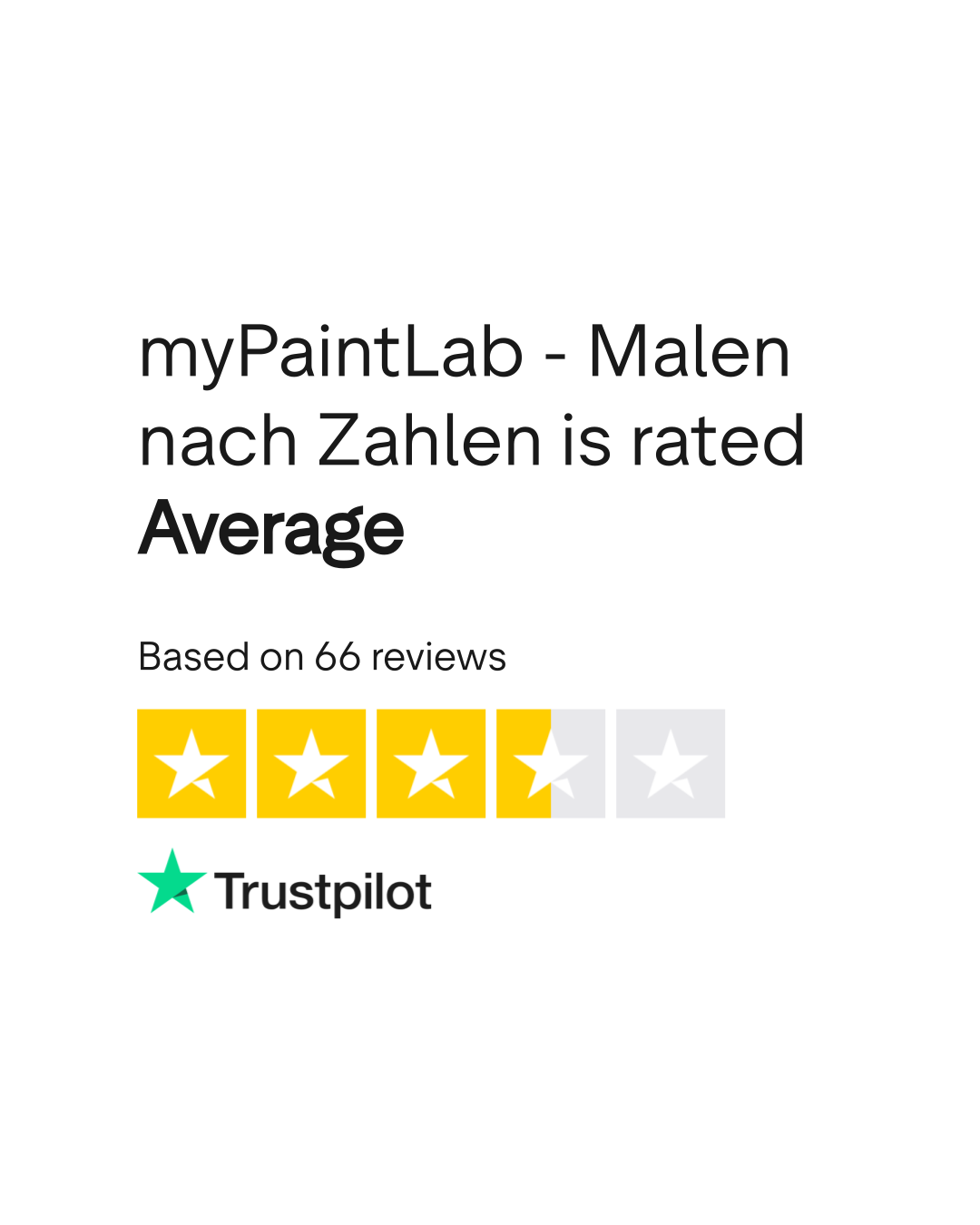 myPaintLab - Malen nach Zahlen Reviews | Read Customer Service Reviews ...