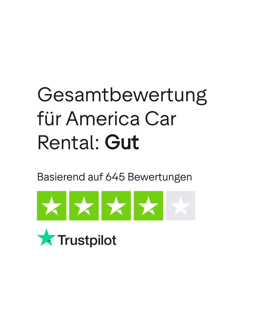 Bewertungen zu America Car Rental | Lesen Sie Kundenbewertungen zu www ...