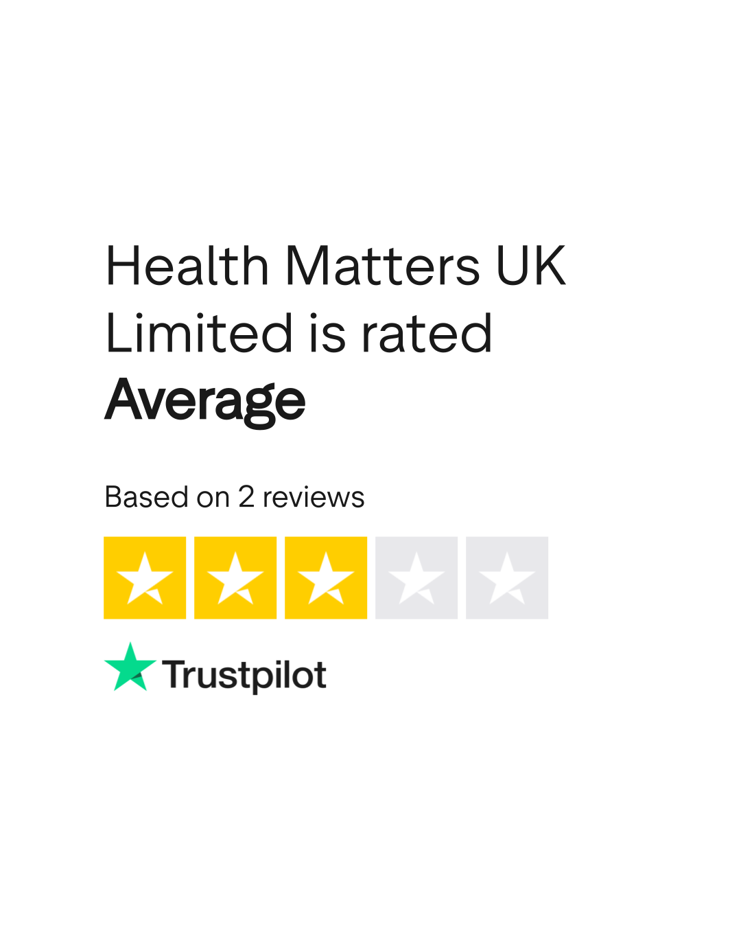 Health Matters UK Limited Reviews | Read Customer Service Reviews of ...