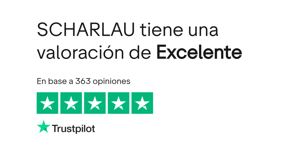 Opiniones sobre SCHARLAU | Lee las opiniones sobre el servicio de ...