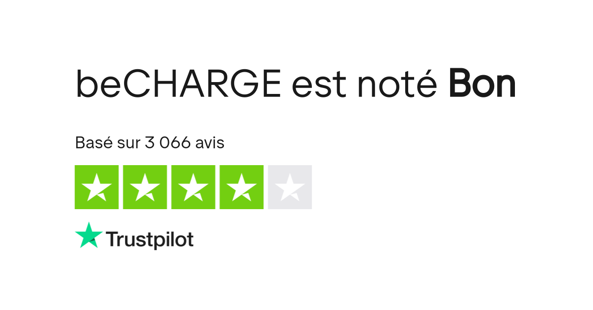 Avis de beCHARGE | Lisez les avis marchands de becharge.be