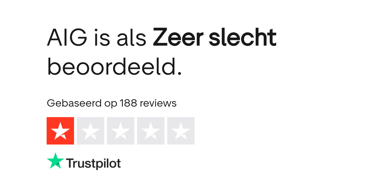 AIG reviews | Bekijk consumentenreviews over aig.com