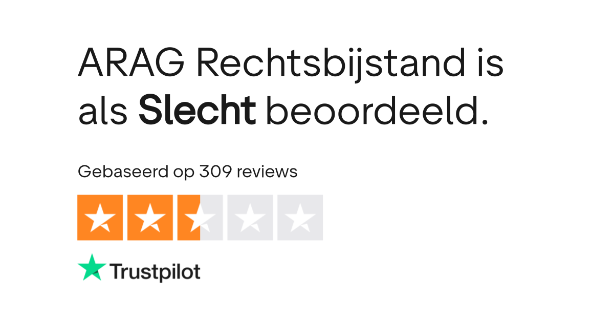 ARAG Rechtsbijstand reviews | Bekijk consumentenreviews over arag.nl