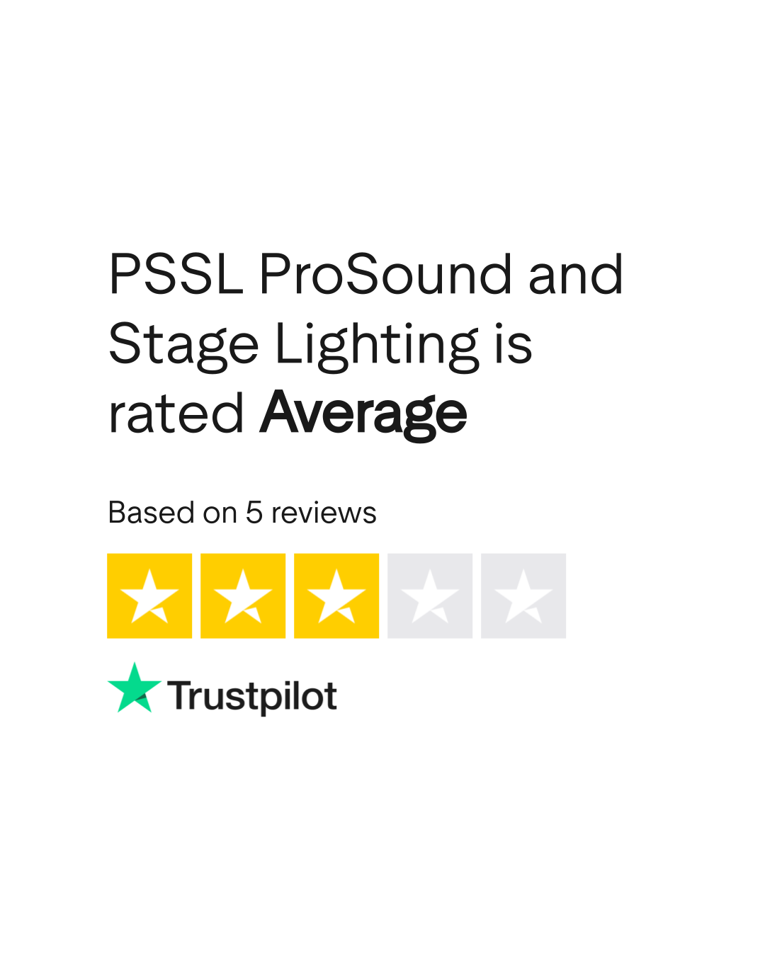 PSSL ProSound and Stage Lighting Reviews | Read Customer Service ...