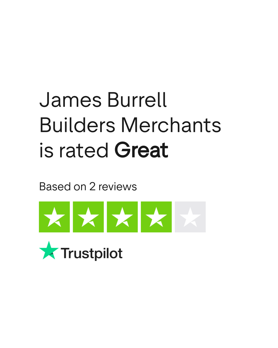 James Burrell Builders Merchants Reviews | Read Customer Service ...