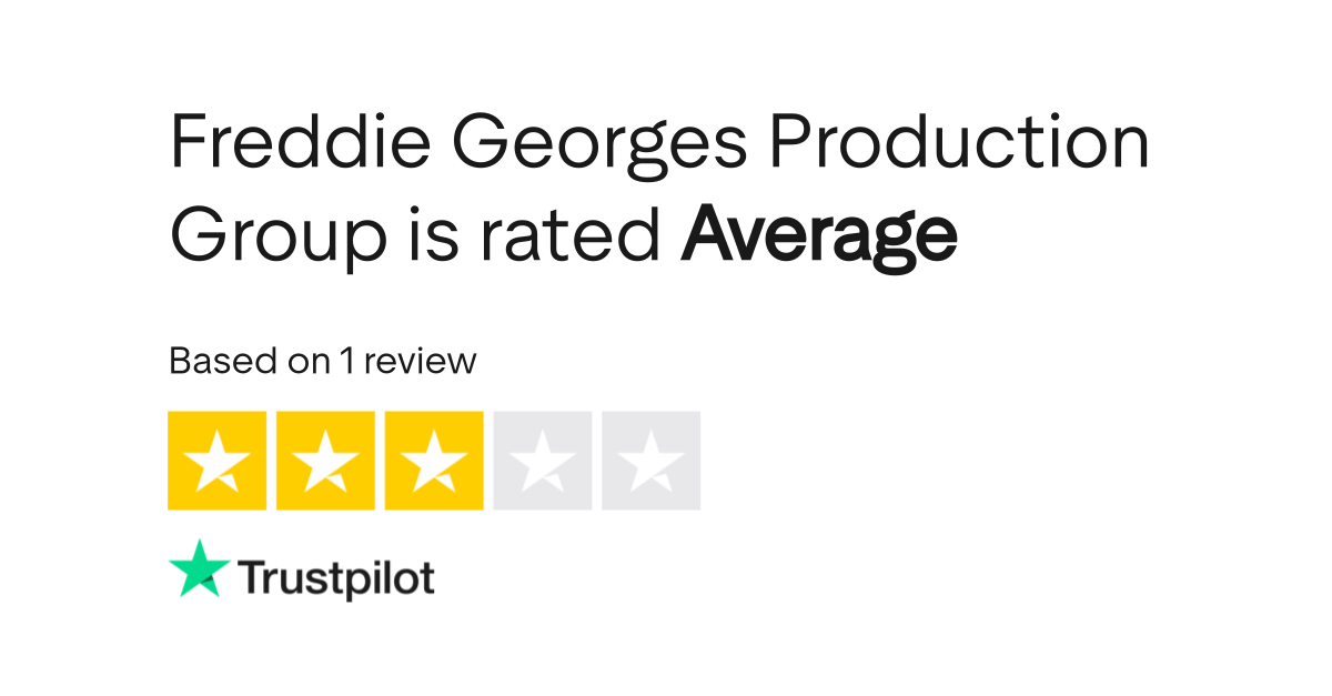 Freddie Georges Production Group Reviews | Read Customer Service ...