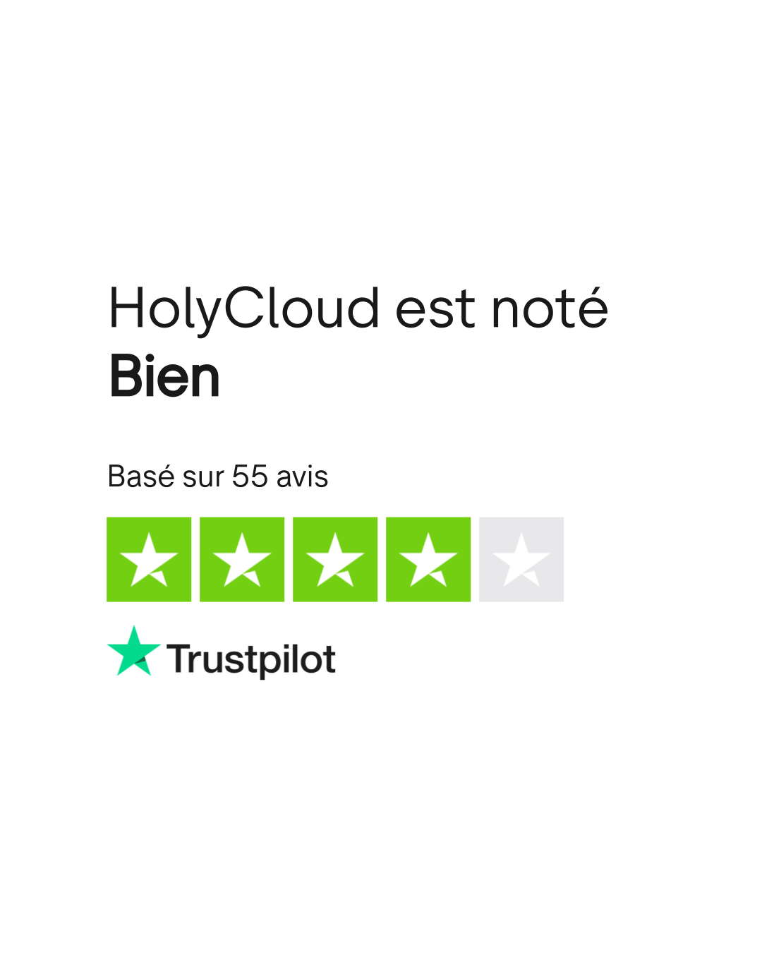 Avis de HolyCloud | Lisez les avis marchands de holycloud.fr