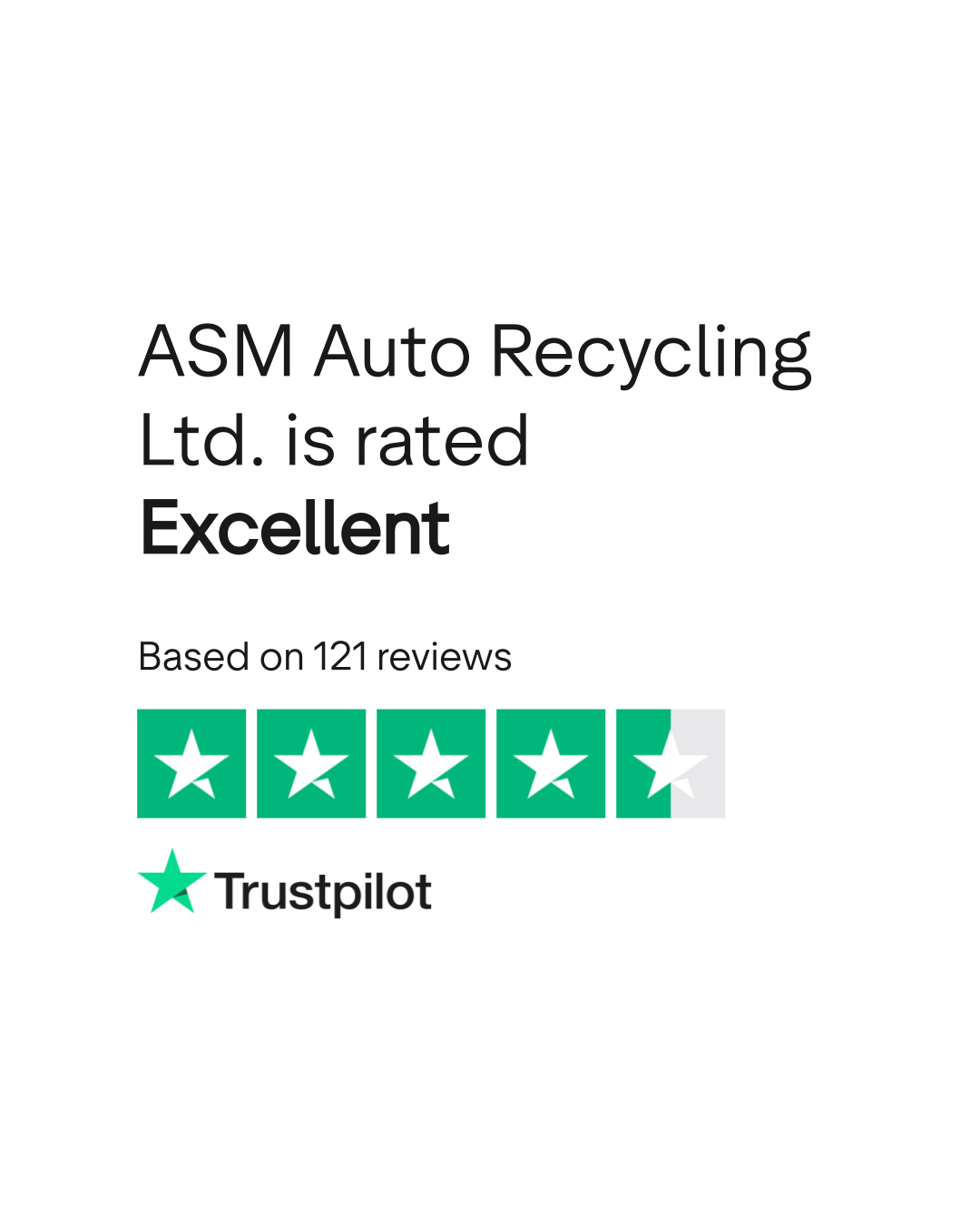 ASM Auto Recycling Ltd. Reviews | Read Customer Service Reviews of asm ...