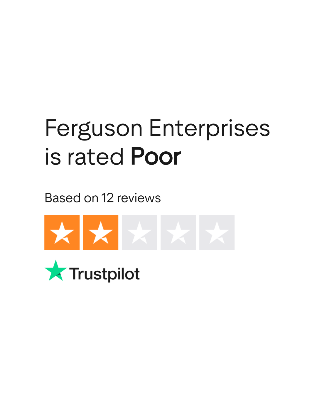 Ferguson Enterprises Reviews | Read Customer Service Reviews of ...