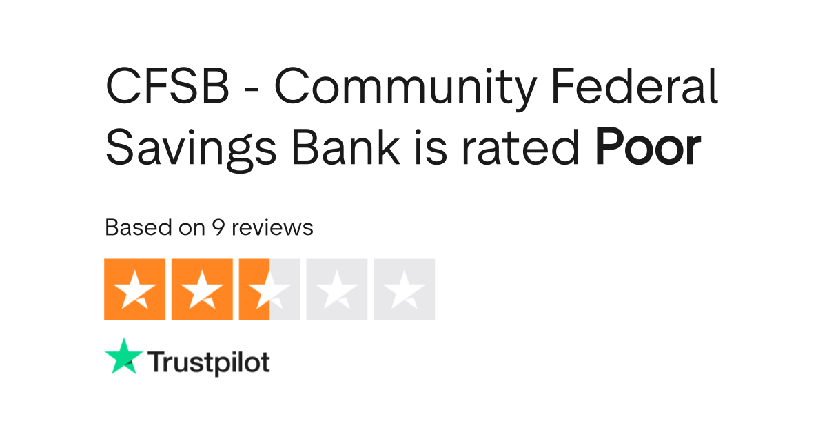CFSB - Community Federal Savings Bank Reviews | Read Customer Service ...
