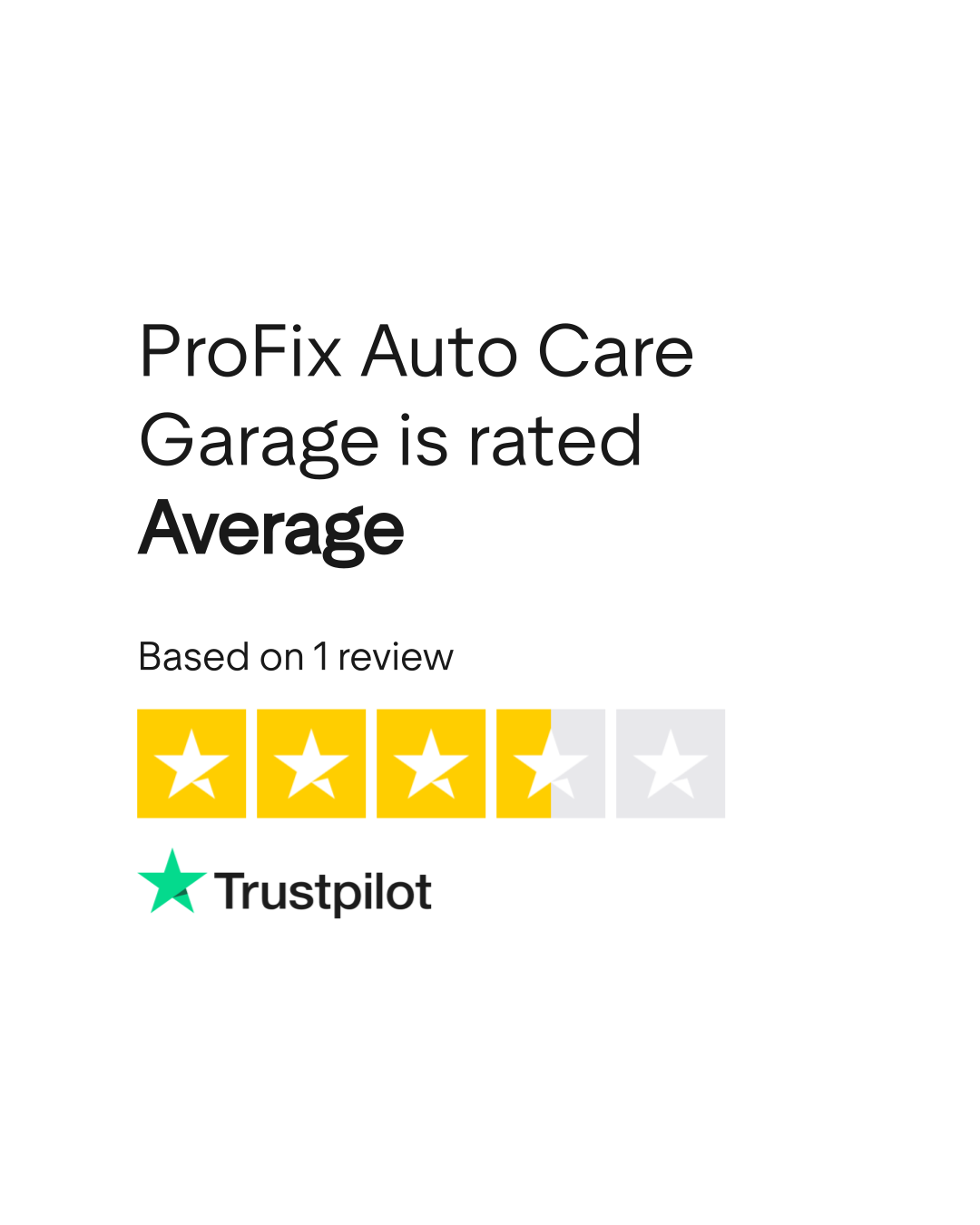 ProFix Auto Care Garage Reviews | Read Customer Service Reviews of ...