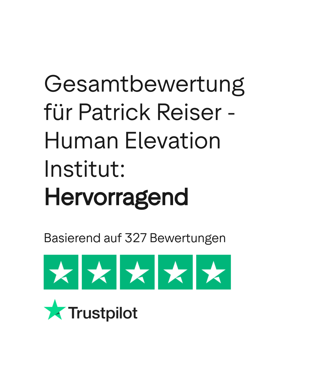 Bewertungen zu Patrick Reiser - Human Elevation Institut | Lesen Sie ...