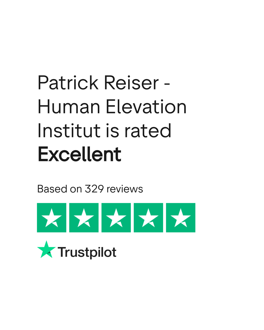 Patrick Reiser - Human Elevation Institut Reviews | Read Customer Service Reviews of ...