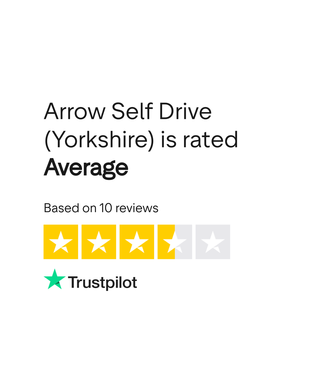 Arrow Self Drive (Yorkshire) Reviews | Read Customer Service Reviews of ...