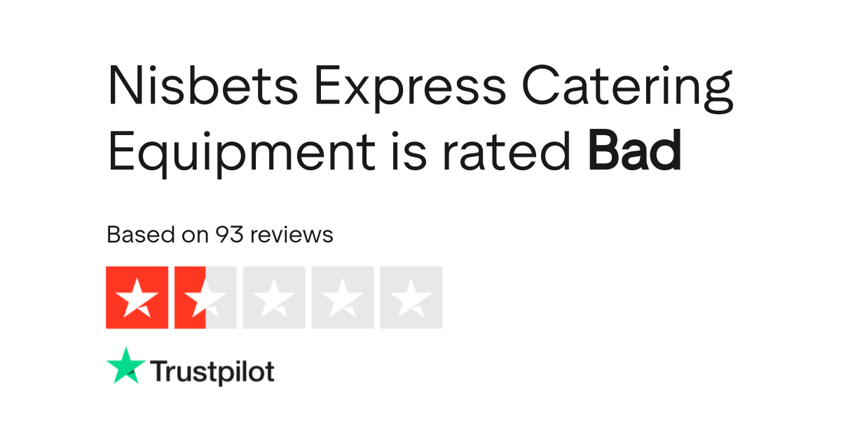 Nisbets Express Catering Equipment Reviews | Read Customer Service ...
