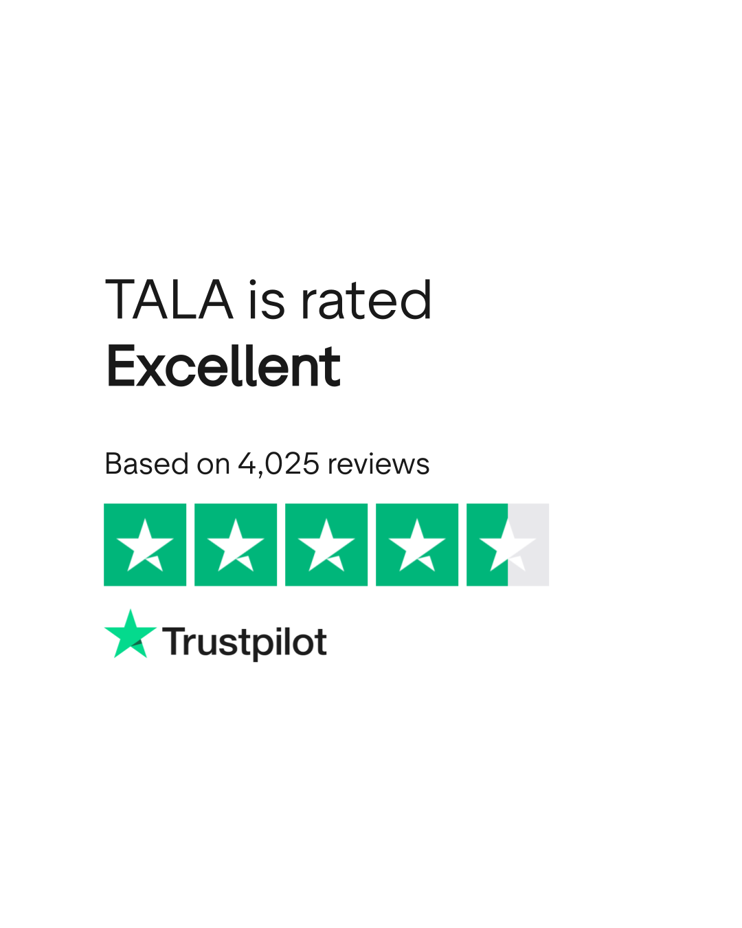 TALA Reviews | Read Customer Service Reviews of wearetala.com