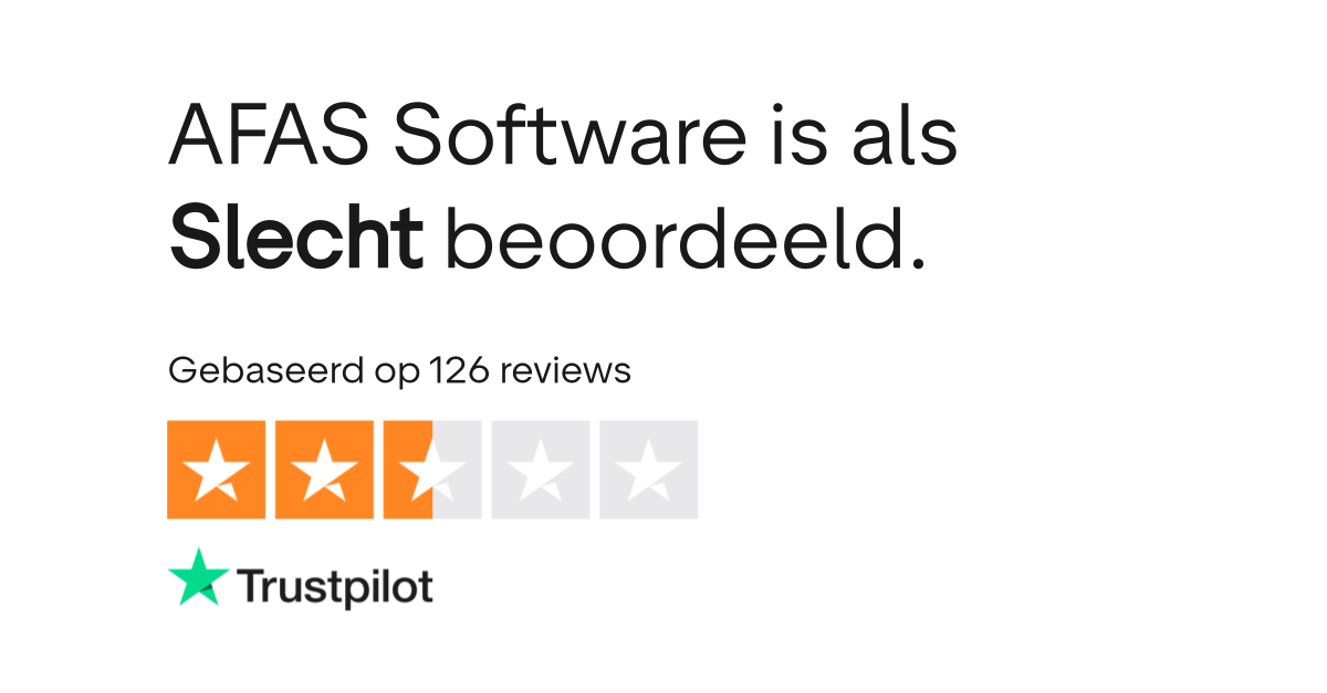 AFAS Software reviews | Bekijk consumentenreviews over afas.nl