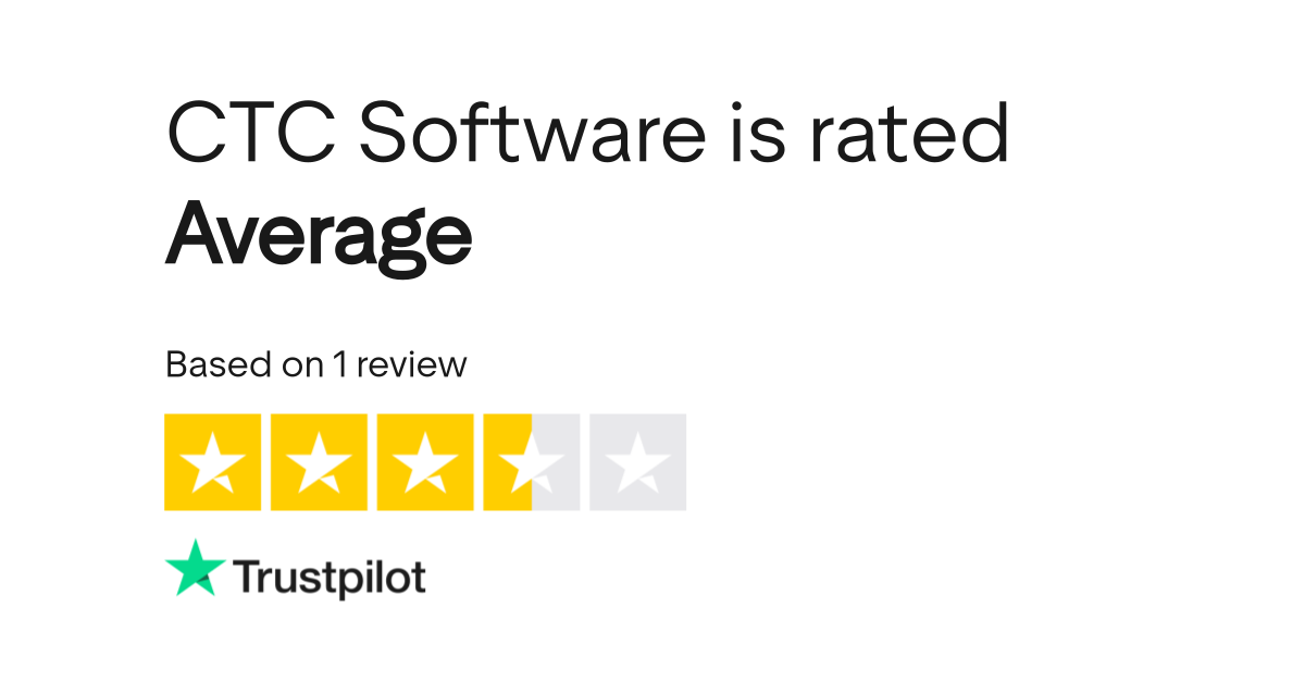 CTC Software Reviews | Read Customer Service Reviews of ctc.uk.com