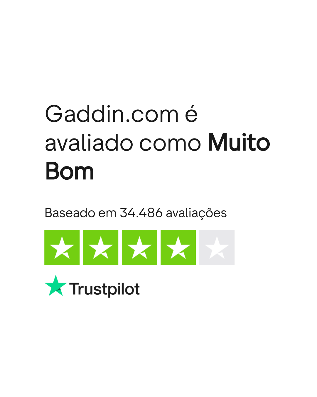 Avaliações sobre Gaddin.com | Leia as avaliações sobre o Atendimento ao ...