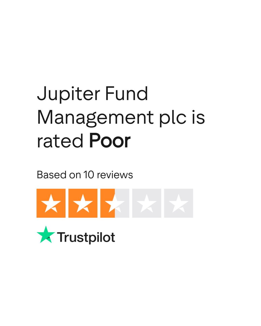 Jupiter Fund Management plc Reviews | Read Customer Service Reviews of ...