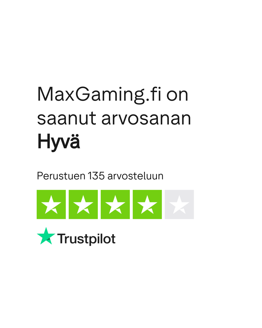 Arvostelut MaxGaming.fi | Lue asiakkaiden arvosteluja yrityksestä maxgaming.fi