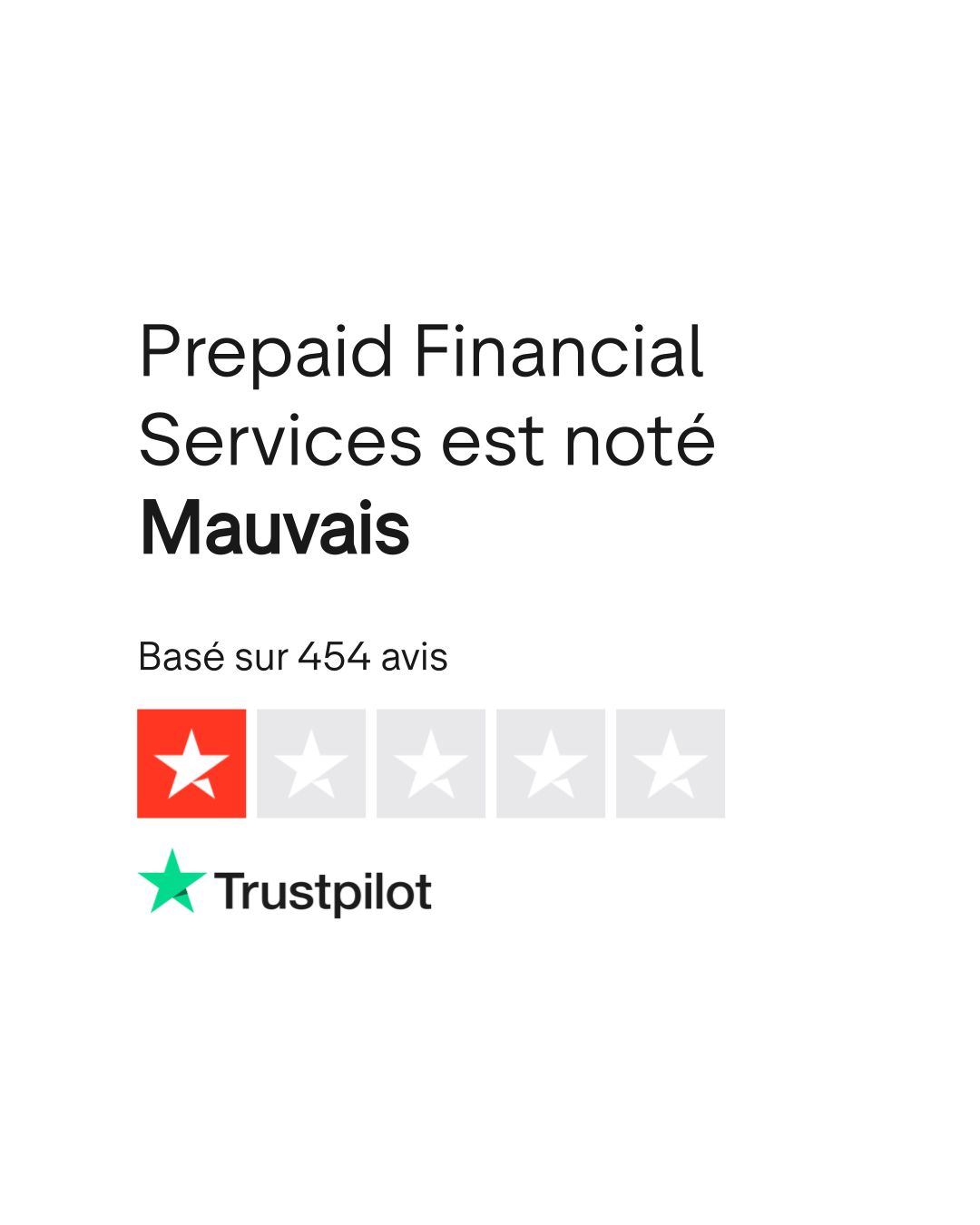 Avis de Prepaid Financial Services | Lisez les avis marchands de ...