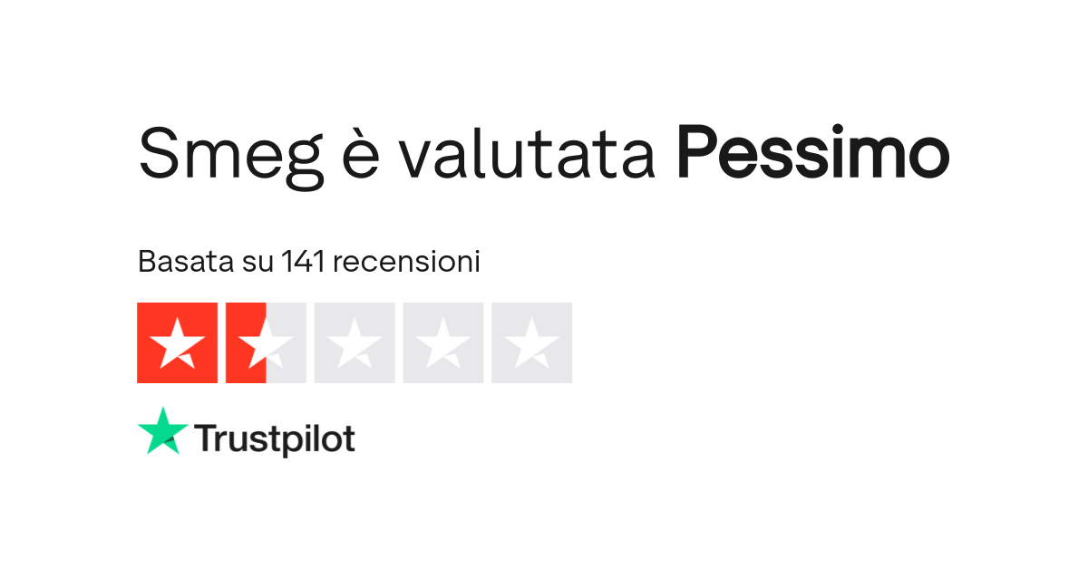 Smeg | Leggi le recensioni dei servizi di smeg.com