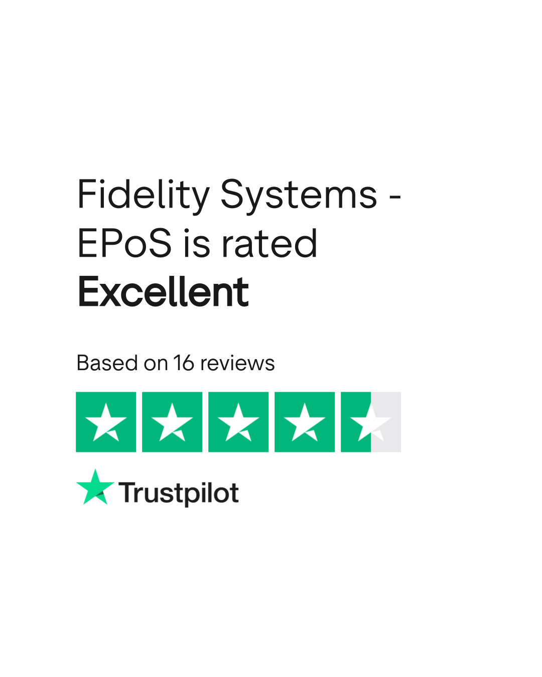 Fidelity Systems - EPoS Reviews | Read Customer Service Reviews of ...