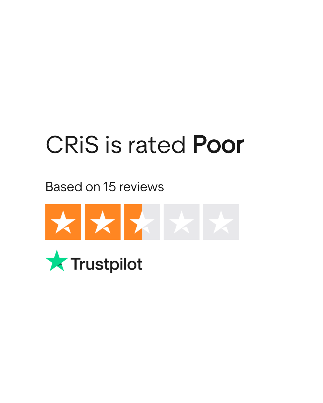 CRiS Reviews | Read Customer Service Reviews of cris.co.uk