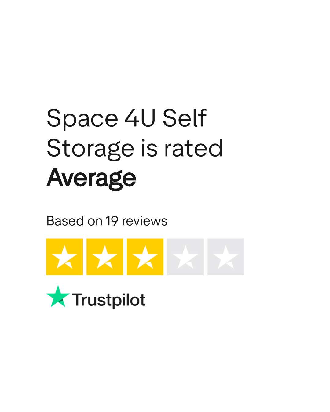Space 4U Self Storage Reviews | Read Customer Service Reviews of ...