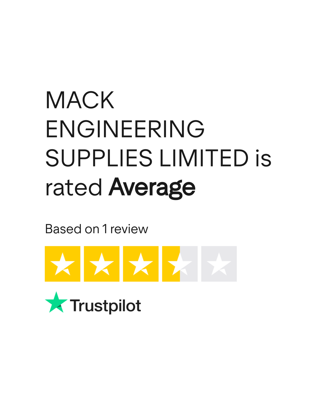MACK ENGINEERING SUPPLIES LIMITED Reviews | Read Customer Service ...