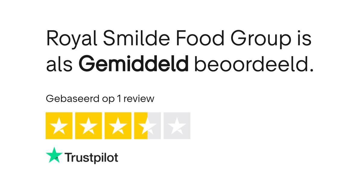 Royal Smilde Food Group reviews | Bekijk consumentenreviews over smilde.nl