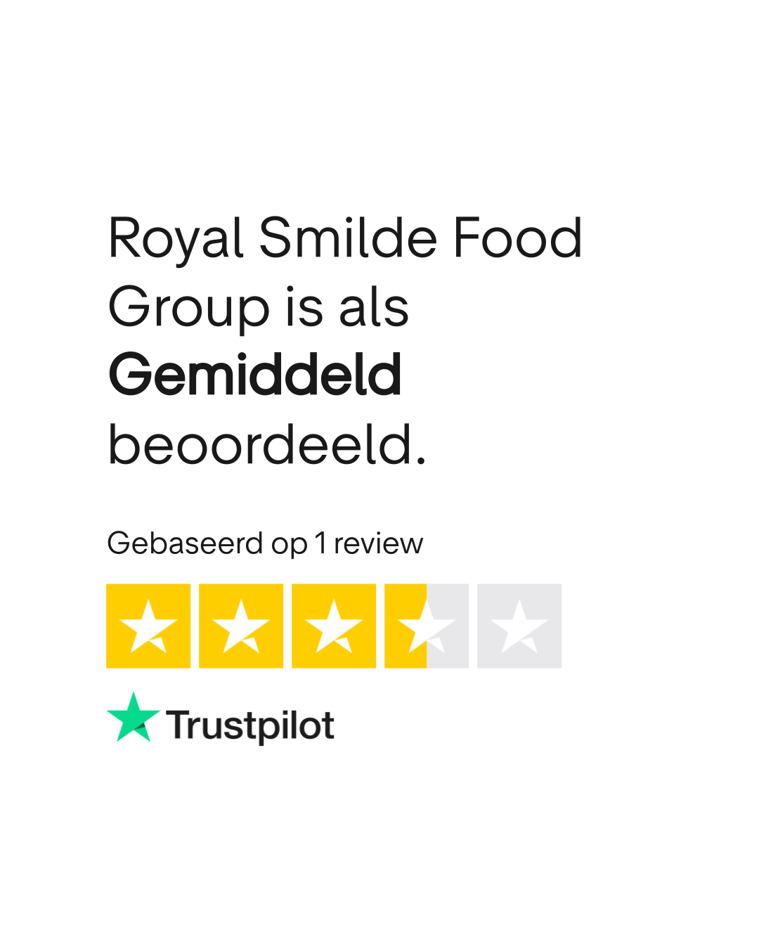 Royal Smilde Food Group reviews | Bekijk consumentenreviews over smilde.nl