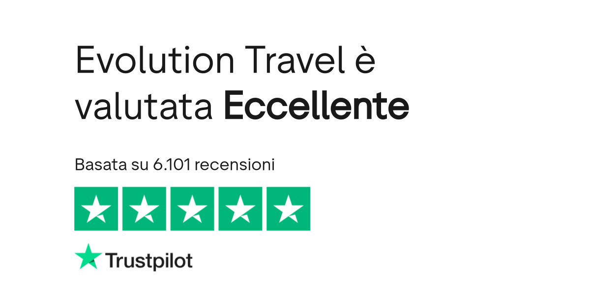 Evolution Travel | Leggi le recensioni dei servizi di evolutiontravel.it