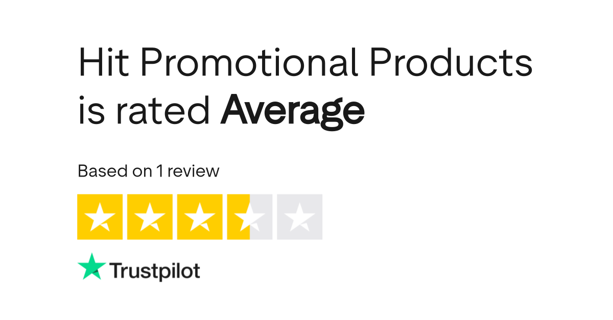 Hit Promotional Products Reviews | Read Customer Service Reviews of ...